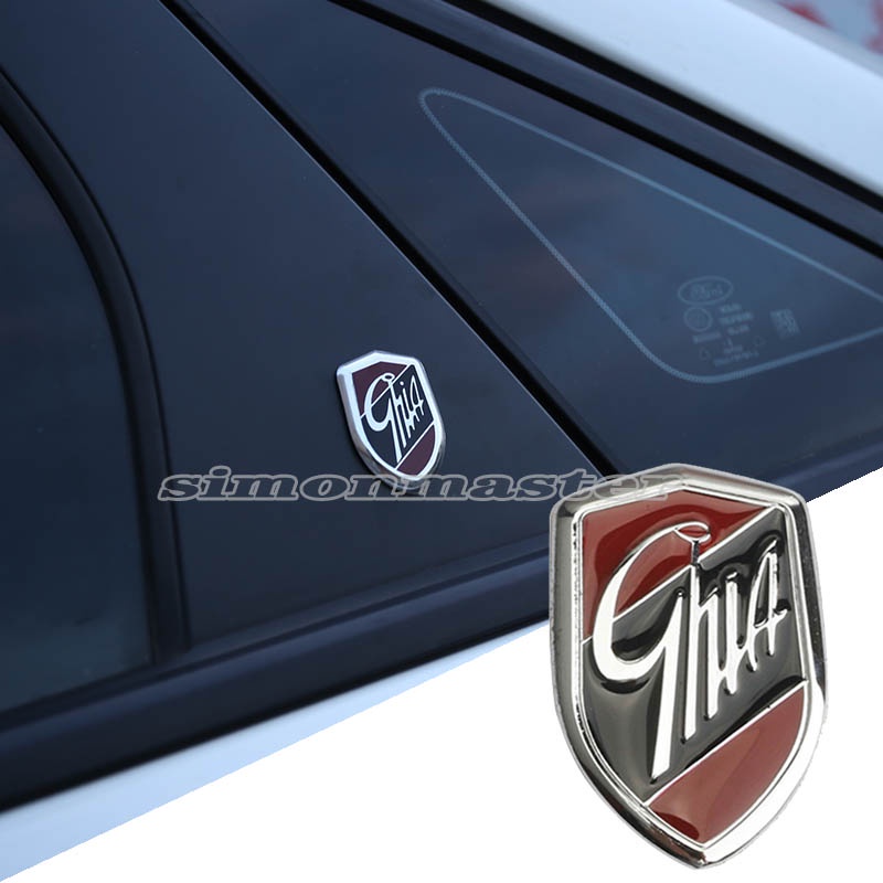 Modified GHIA Car Body Emblem Sticker Auto Side Decorative Badge Decal ...