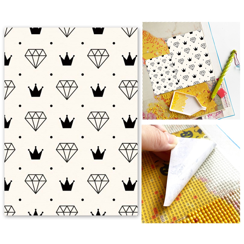 Diamond Painting Decorative Release Crown Diamond Gemstone Pattern 5D ...