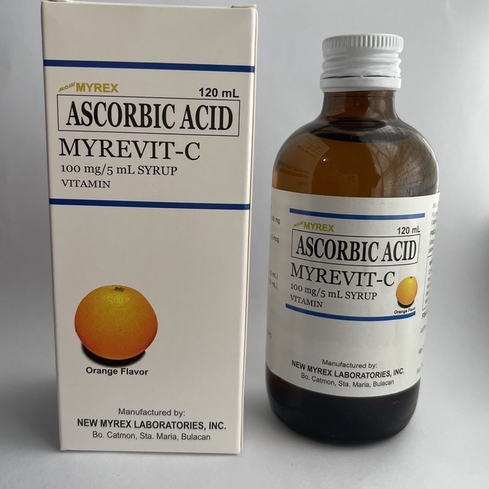 ASCORBIC ACID 100MG/5ML SYRUP 120ML | Shopee Philippines