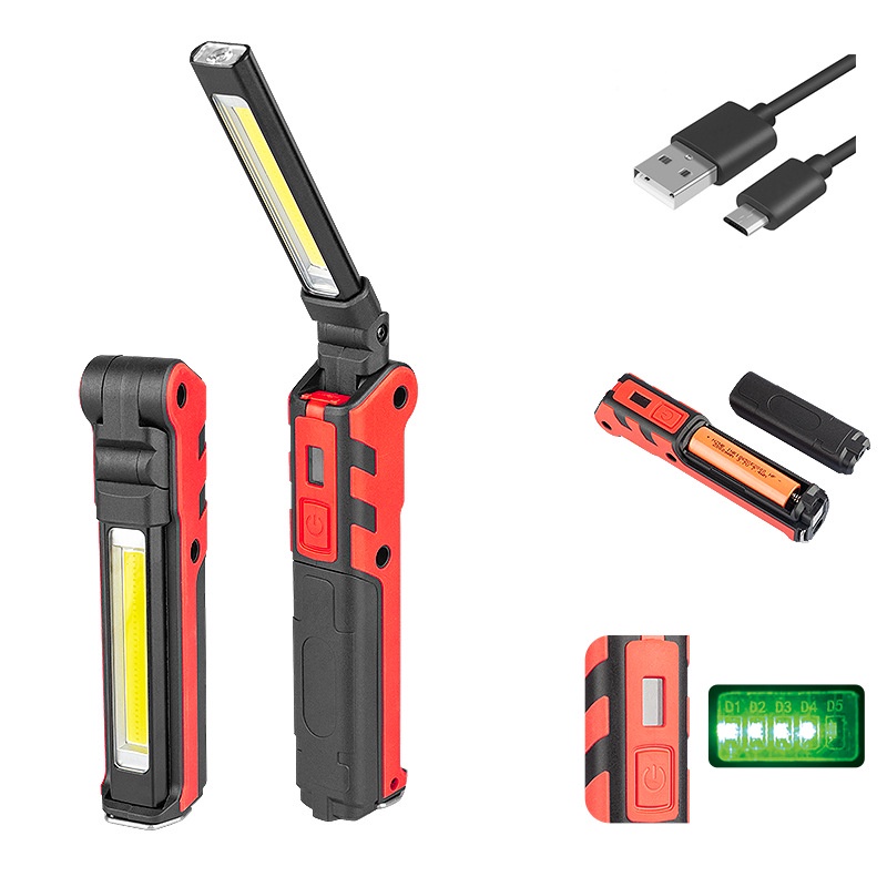 Cob Work Light USB Charging Portable Folding Car Overhaul Auto Repair ...