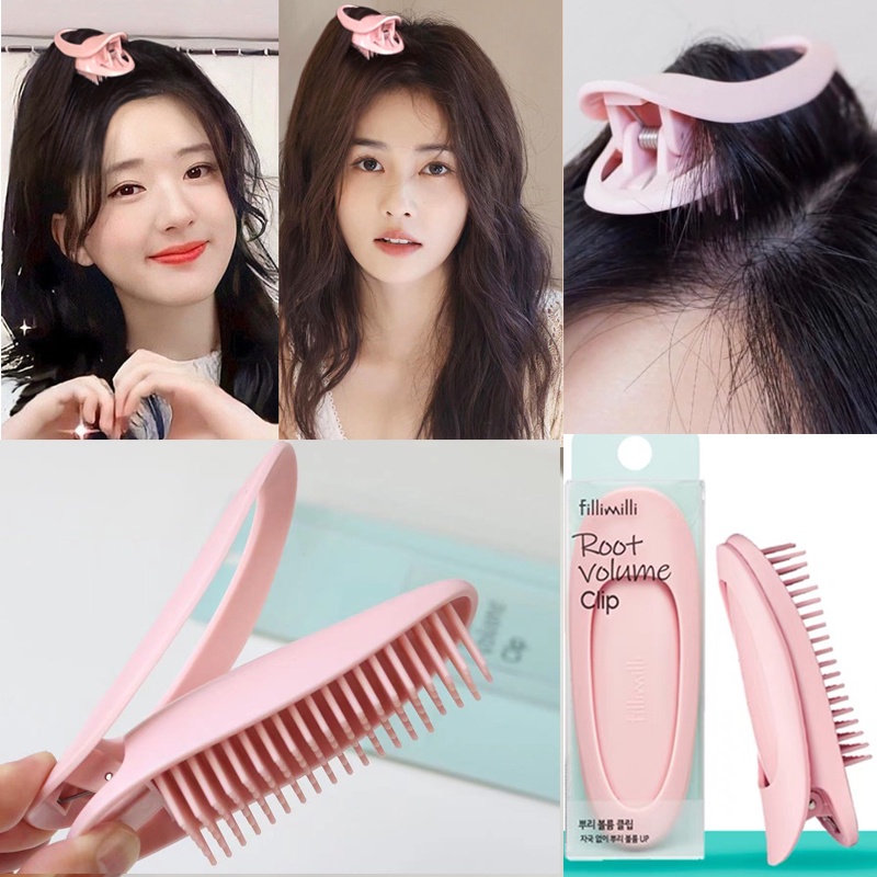 Korean Hair Root Volume Hair Clip Fluffy Hair Clip Hair Root Fluffy DIY ...