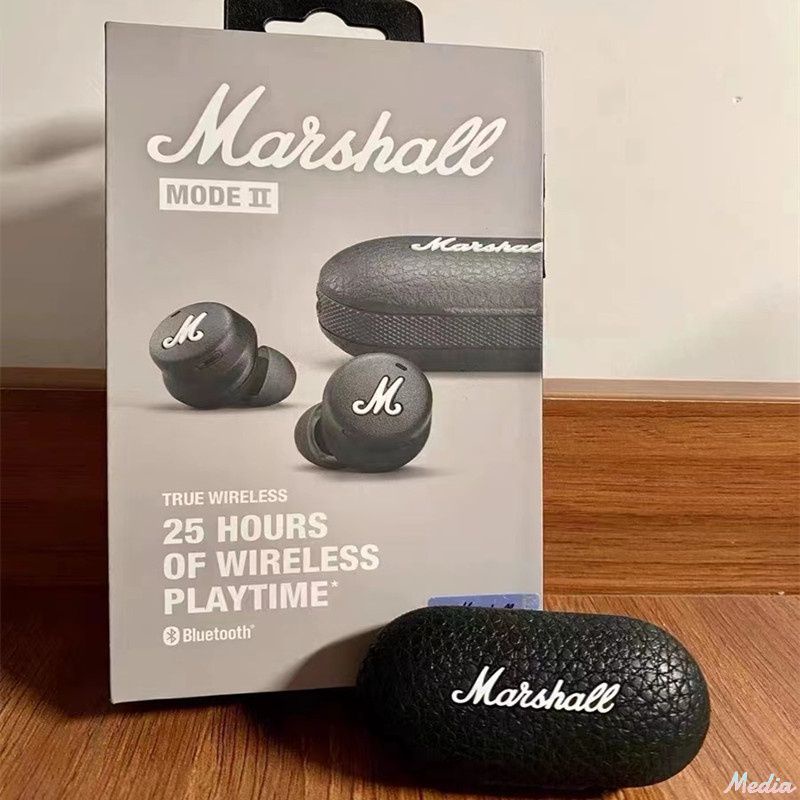 Wireless Earphones Marshall Mode II Bluetooth Deep Bass Sports Gaming ...