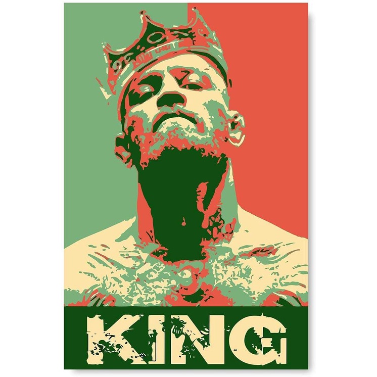 Conor McGregor UnWall Art King UFC McGregor Poster Sport Themed ...