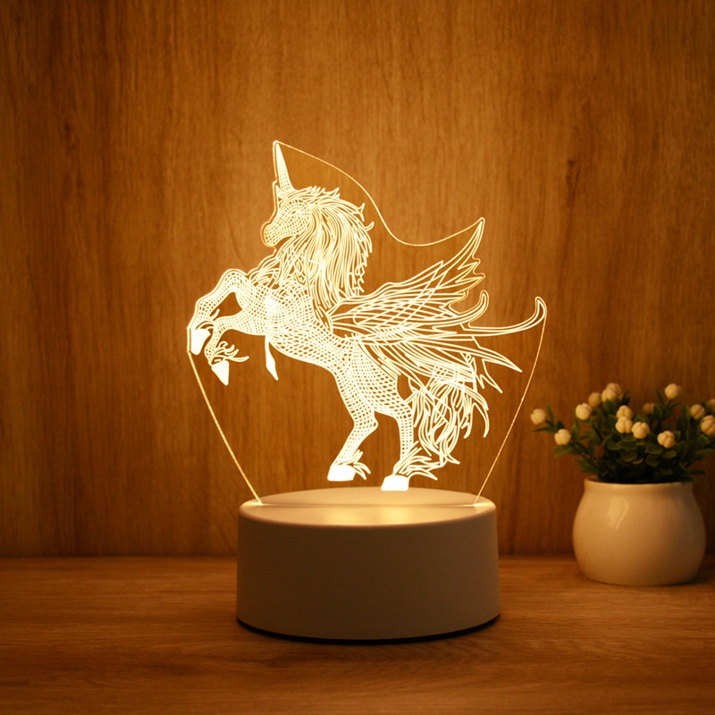 NO.1 Party Creative Gift LED Acrylic 3D Night Lamp Energy Saving ...