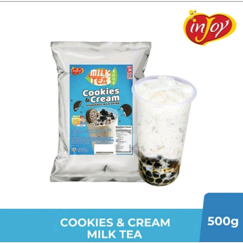 Injoy Cookies and cream milktea powder | Shopee Philippines