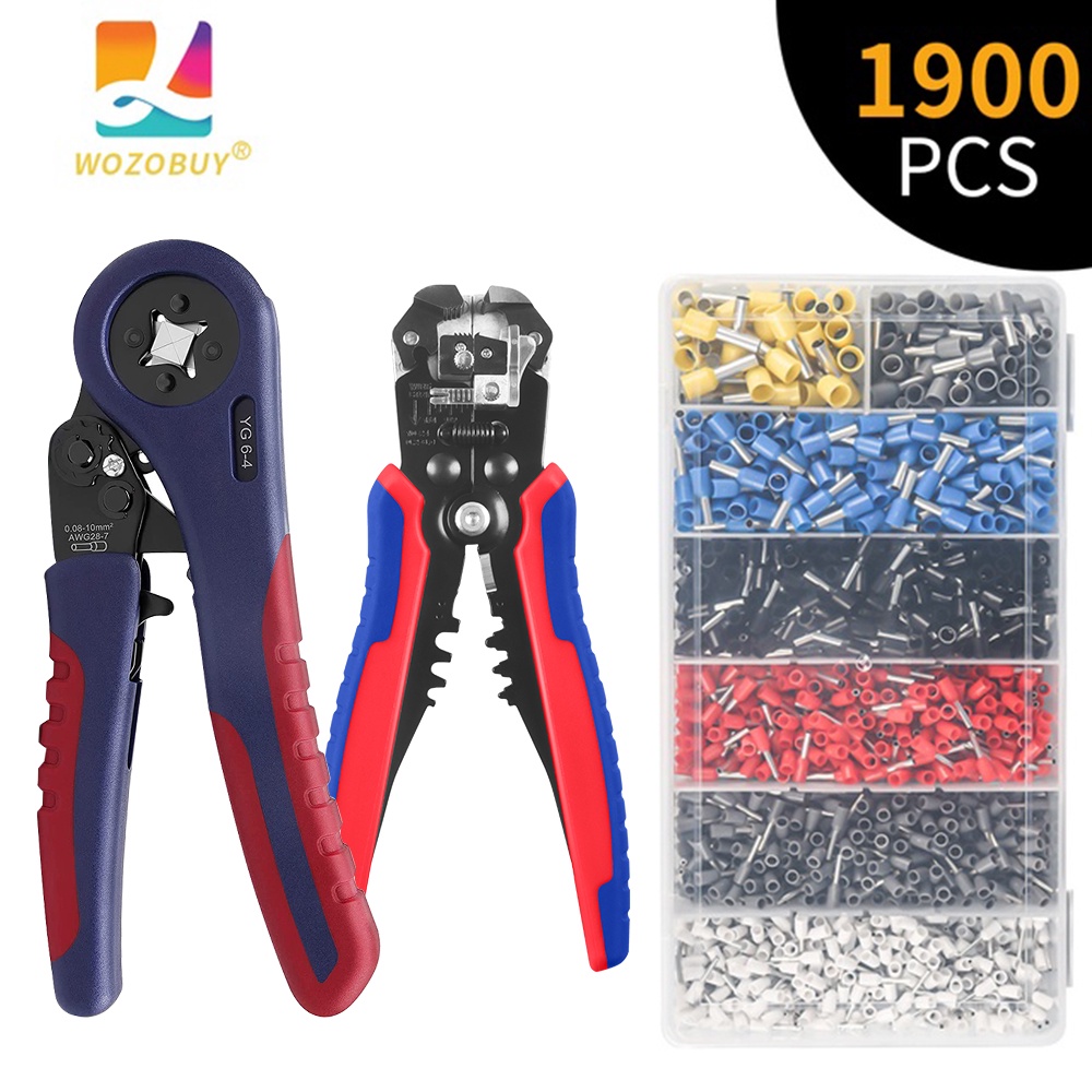Upgrade Multifunctional Wire Stripper Crimping Tool Kit - YG 6-6/6-4A ...