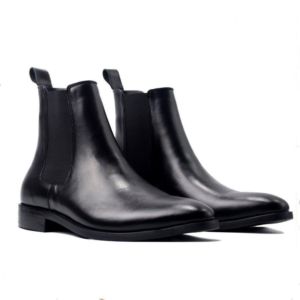 High quality imported genuine cowhide men's Chelsea Boots | Shopee ...