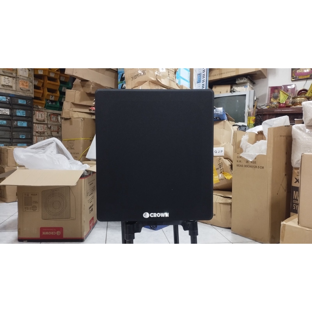 2022 Crown BW-12 350W 12 inch Active Subwoofer | Shopee Philippines