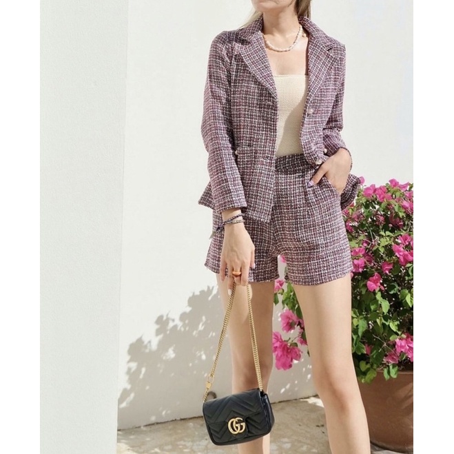 RRX Tweed Terno Short #RR6692 | Shopee Philippines