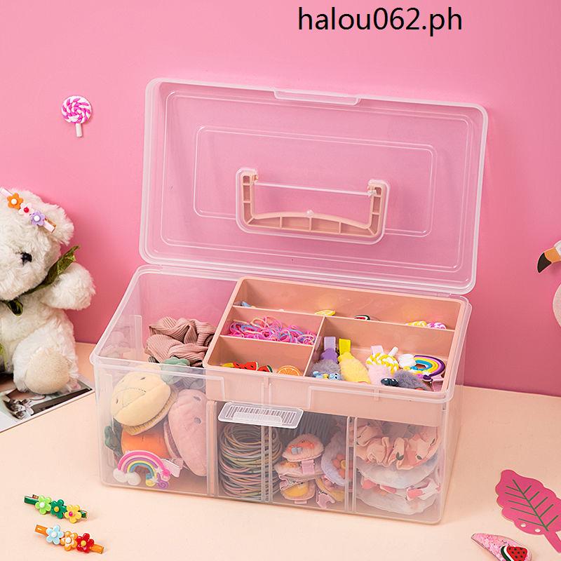 Children Hair Accessories Storage Box Girl Baby Clip Rubber Band ...