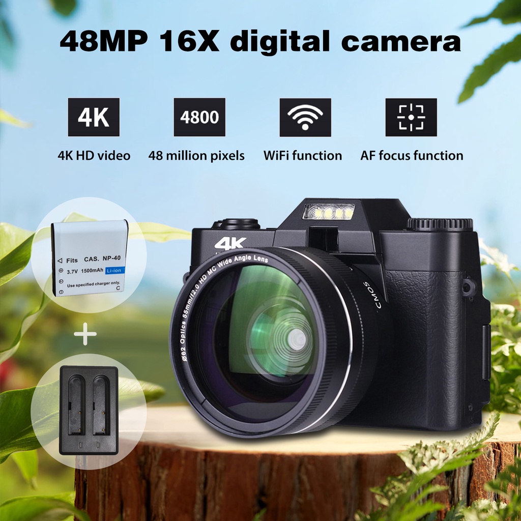 Digital camera 48 million high-definition pixel 4K video Micro single ...