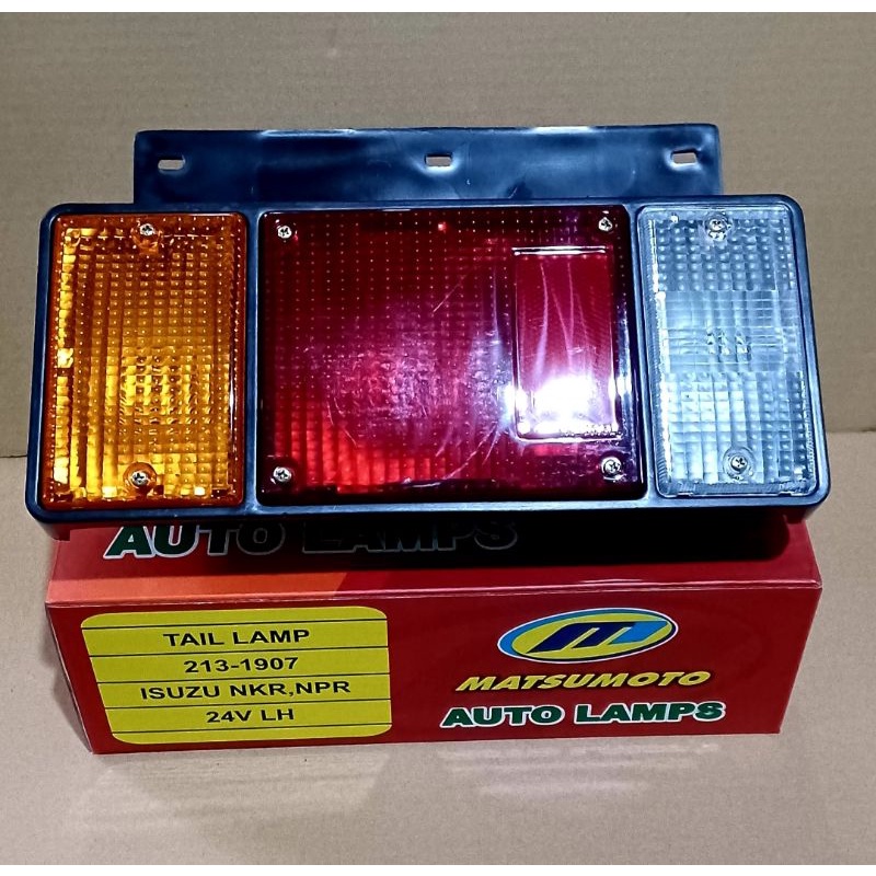 Tail light assembly for Isuzu NKR,NPR L/R Bulb type 24v (1-Set is 2pcs ...