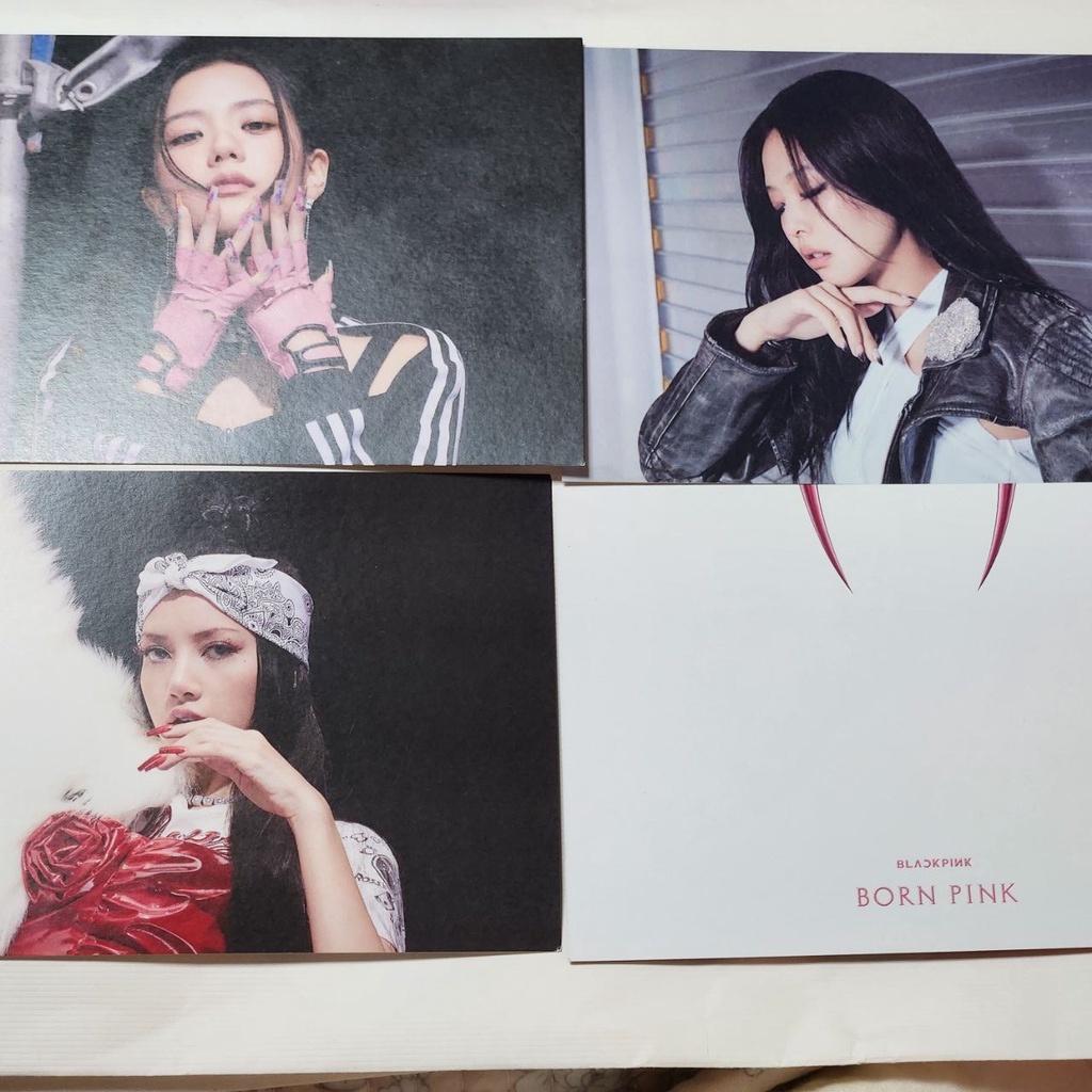 BLACK PINK 2ND Album Born Pink Ktown4U postcard POB box set Ver. | Shopee Philippines