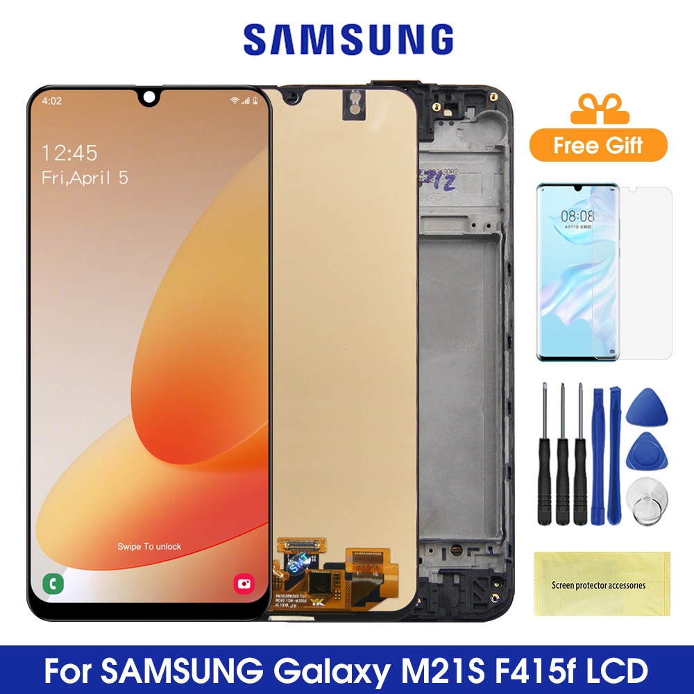 6.4" AMOLED For Samsung Galaxy M21s LCD Display Touch Screen Digitizer ...