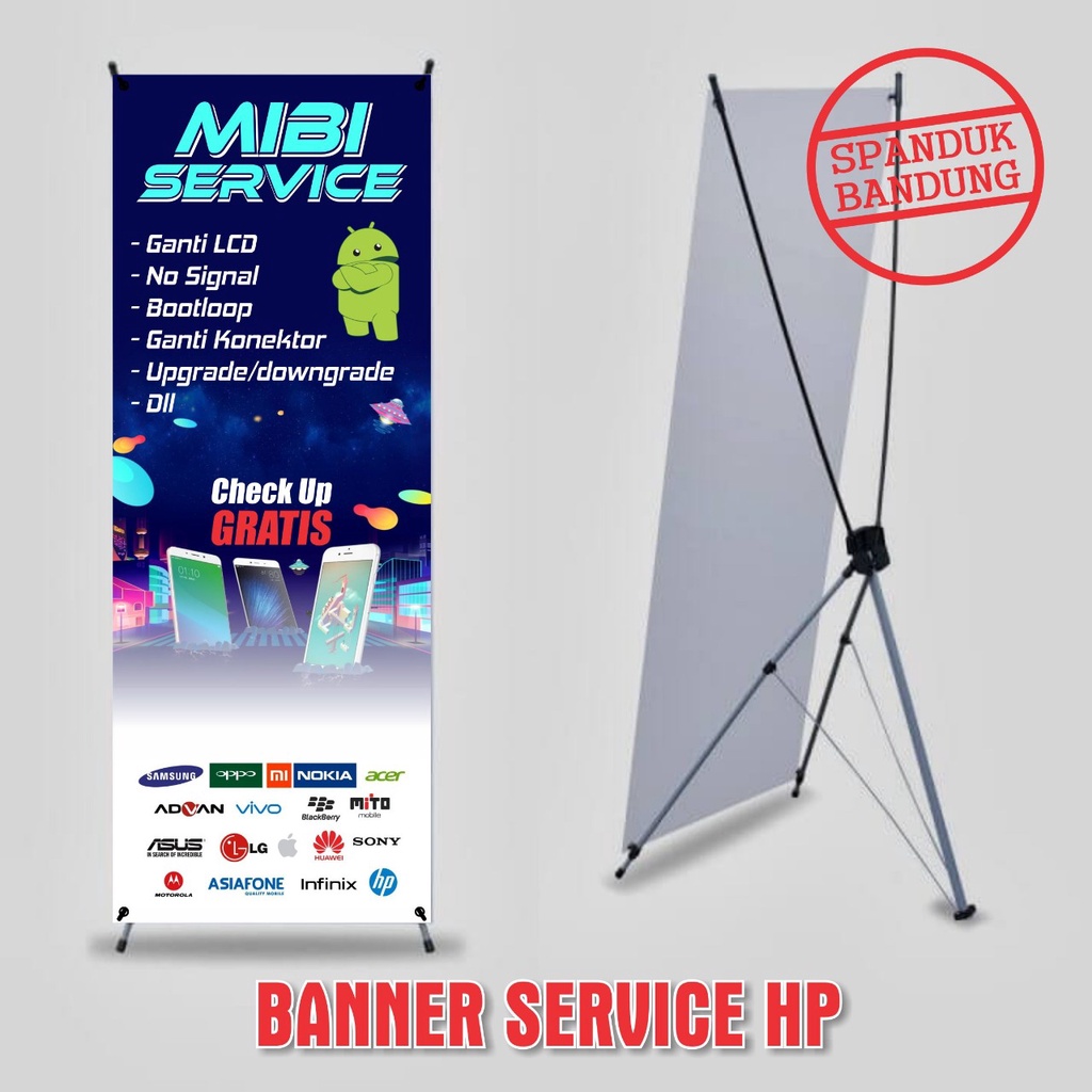 HP Business banner banner 60 x 160 cm / cellphone service banner / food ...