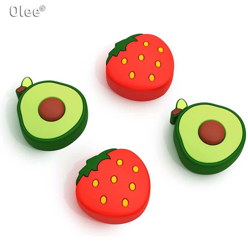 [Avocado Strawberry] Switch Thumb Grips for Nintendo Switch Joy-Con ...