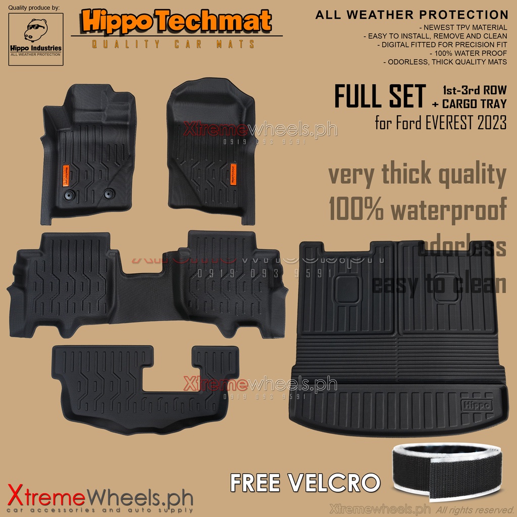 2023-2025 Ford Everest All Variant Thailand Made Deep Dish Matting v2 ...
