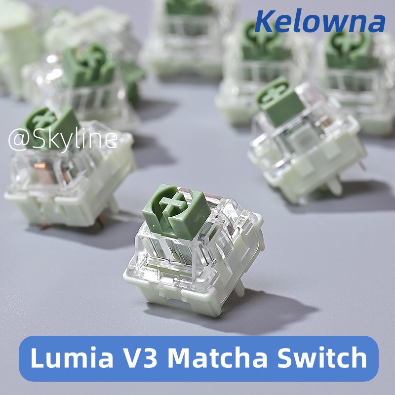 【In Stock】Kelowna Lumia V3 Matcha Linear Switch 5-Pins 55g Factory ...