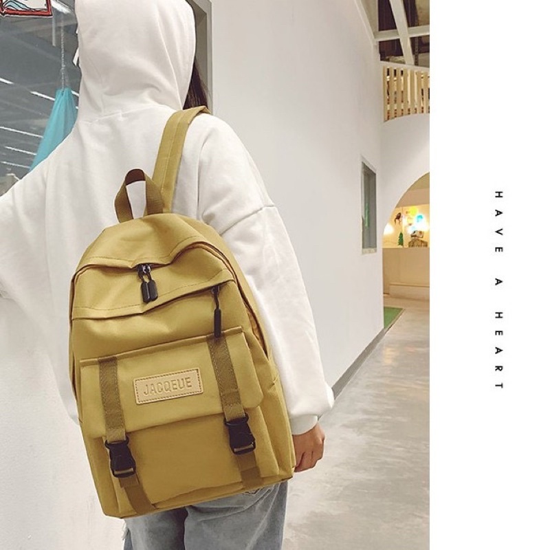 M2 Brand #MF-9022 Unisex canvas backpack Korean Style High School ...