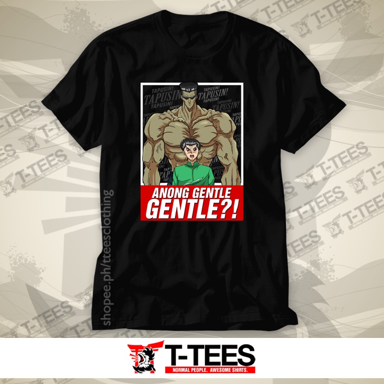 T-TEES - Anime T-Shirt - Yuyu Hakusho - Ghost Fighter - Anong Gentle ...