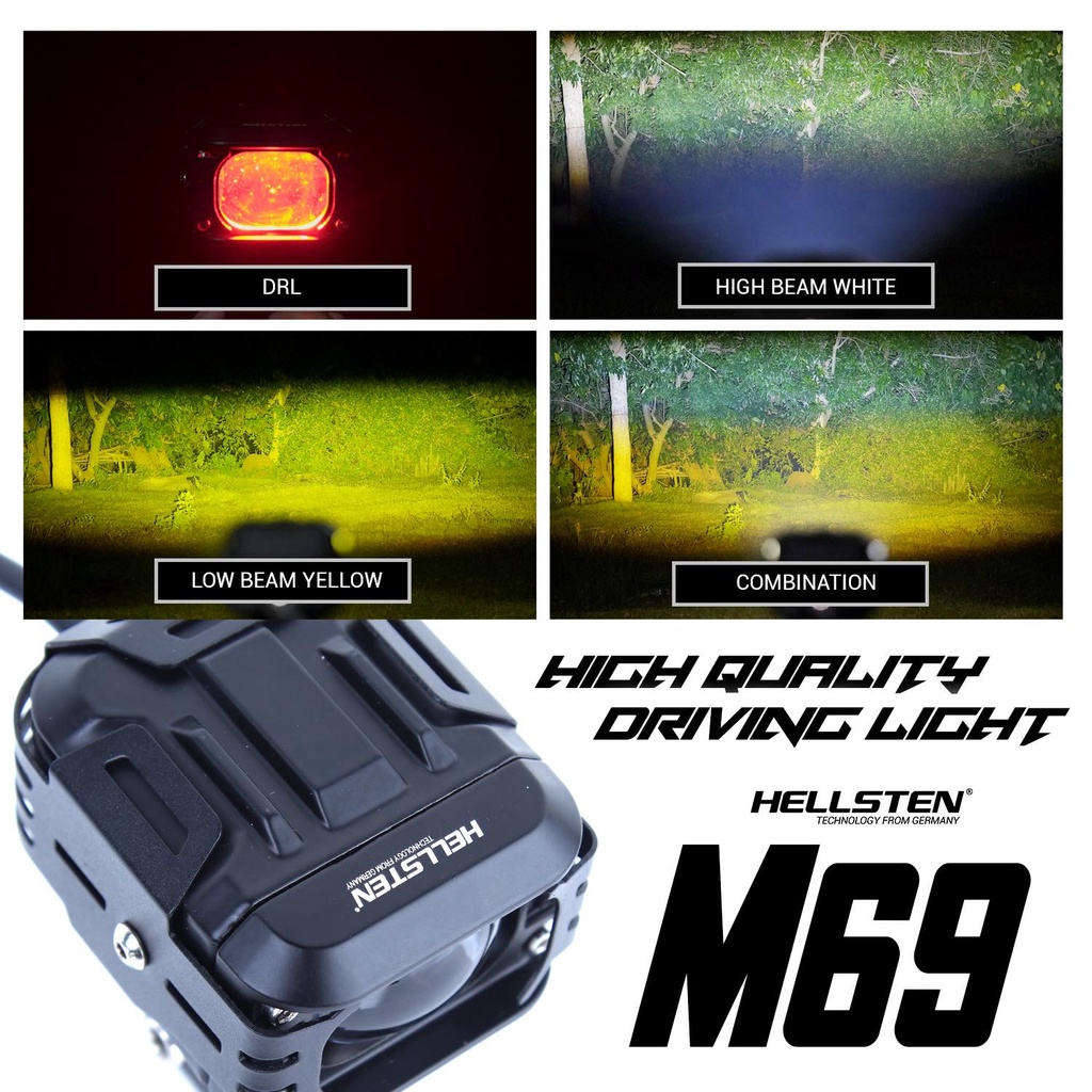 EXTERNAL AUXILIARY LED LIGHTS (HELLSTEN M69) | Shopee Philippines
