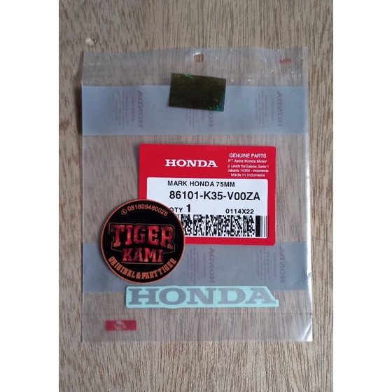 Sticker Sticker original HONDA Ears shroud tiger lama tilam MARK HONDA ...