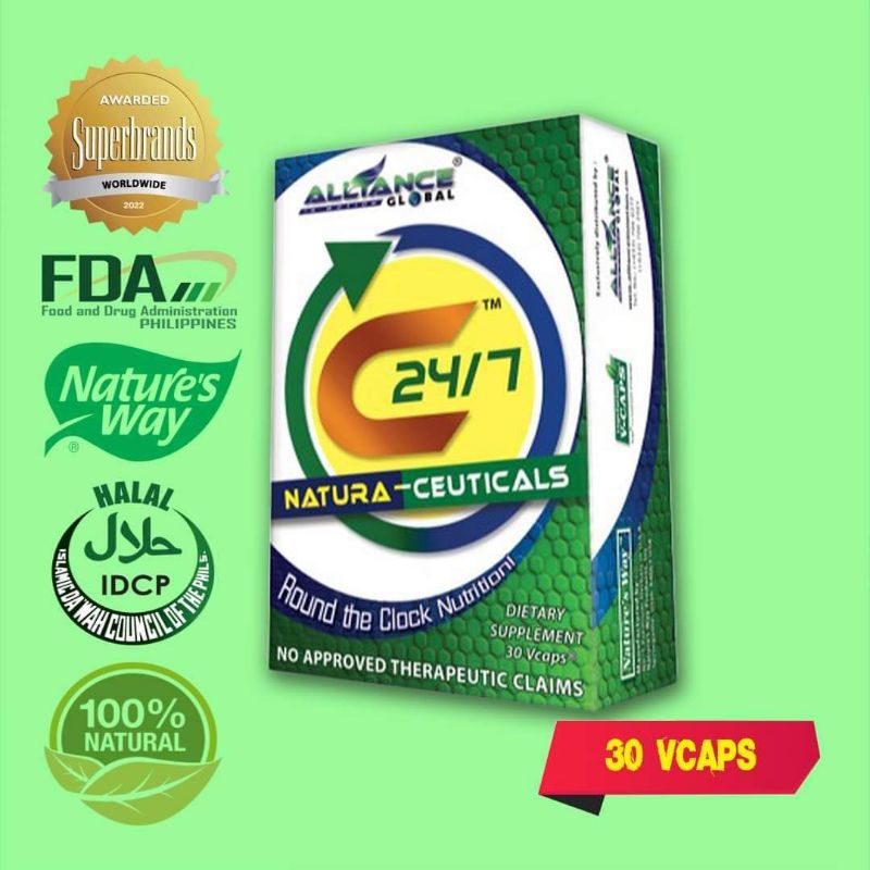 C24/7 FOOD SUPPLEMENT (30 CAPSULES) | Shopee Philippines