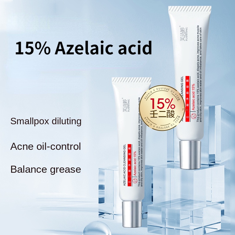 Azelaic acid 15% and 20% Acne Remover Gel Deep Cleansing Cream for Ance and Oily Skin Care ...