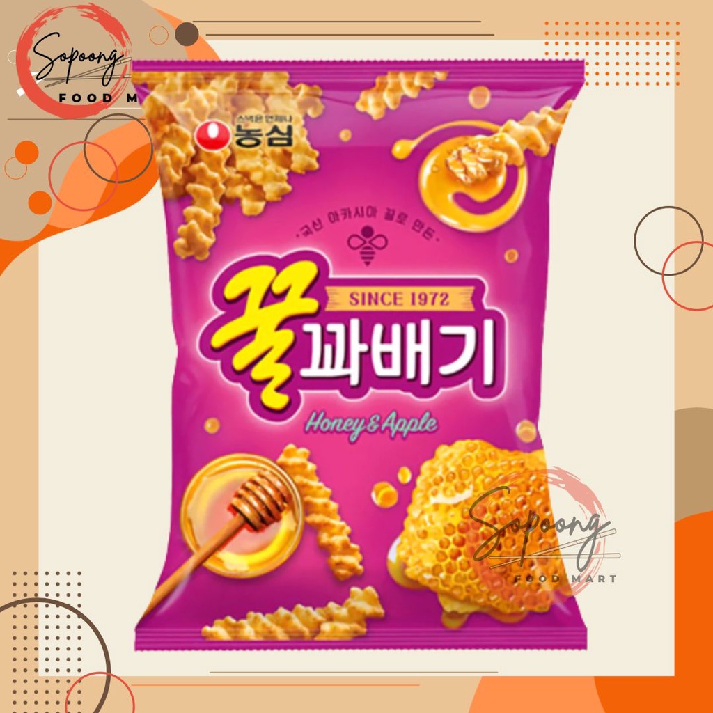 NONGSHIM HONEY & APPLE TWISTED SNACK 75G | Shopee Philippines