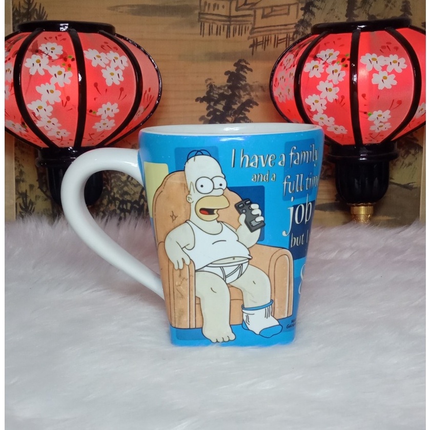 2003 ENGLAND THE SIMPSONS STONEWARE CERAMIC MUG COLLECTIBLE | Shopee ...