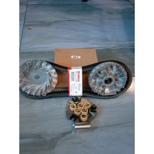 Yamaha genuine V-belt 2ph E7641-00 belt with pulley set weight for MiO ...