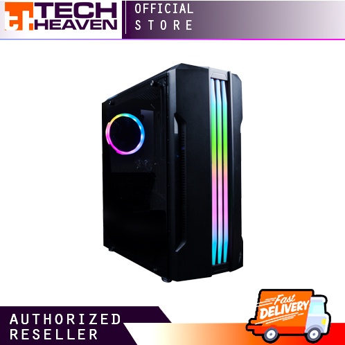 1STPLAYER R3-A MID-TOWER RGB GAMING CASE W/LED STRIP FRONT/TG/ ATX ...