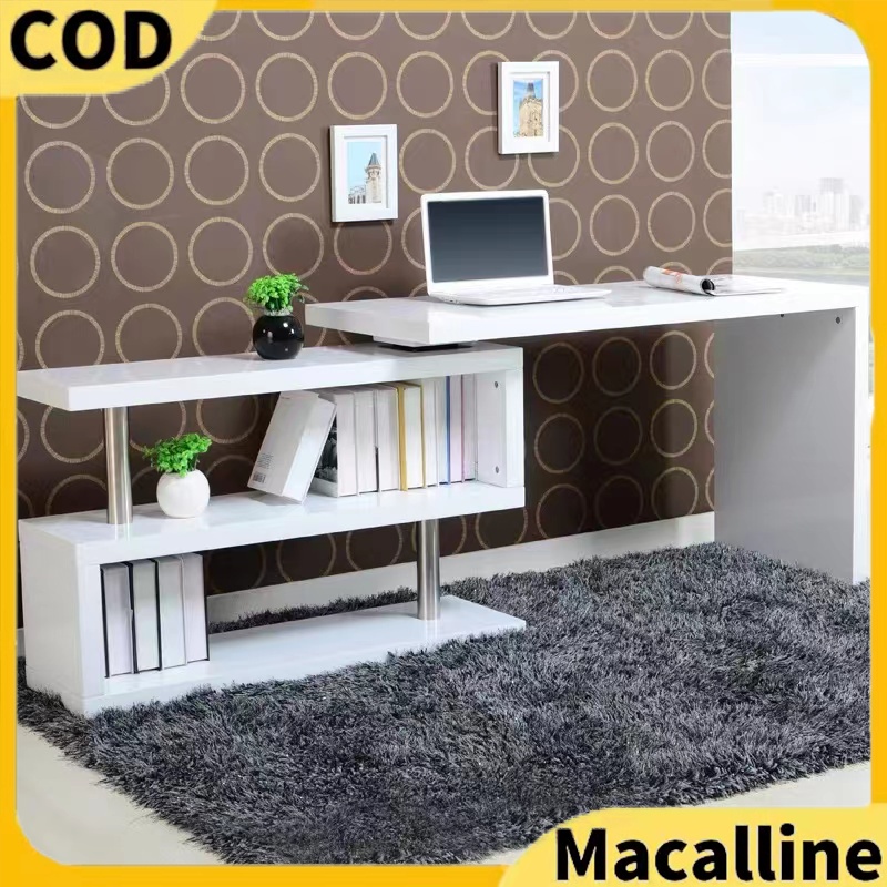 COD Rotating Office Desk Computer Table L-Shaped Table 360°rotating ...