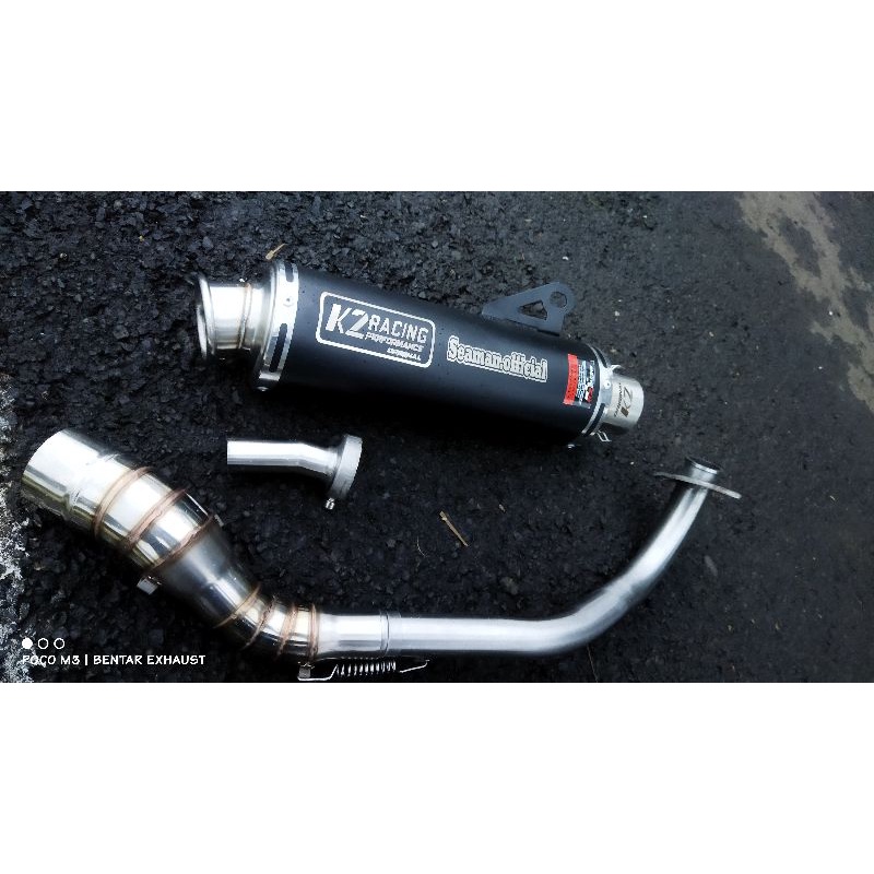 Original automatic racing exhaust K2 exhaust type bs dof full system ...