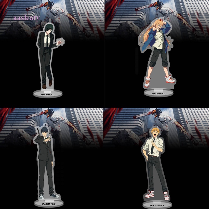 Aasleaty Chainsaw Man Makima sitting on the chair acrylic stand figure ...