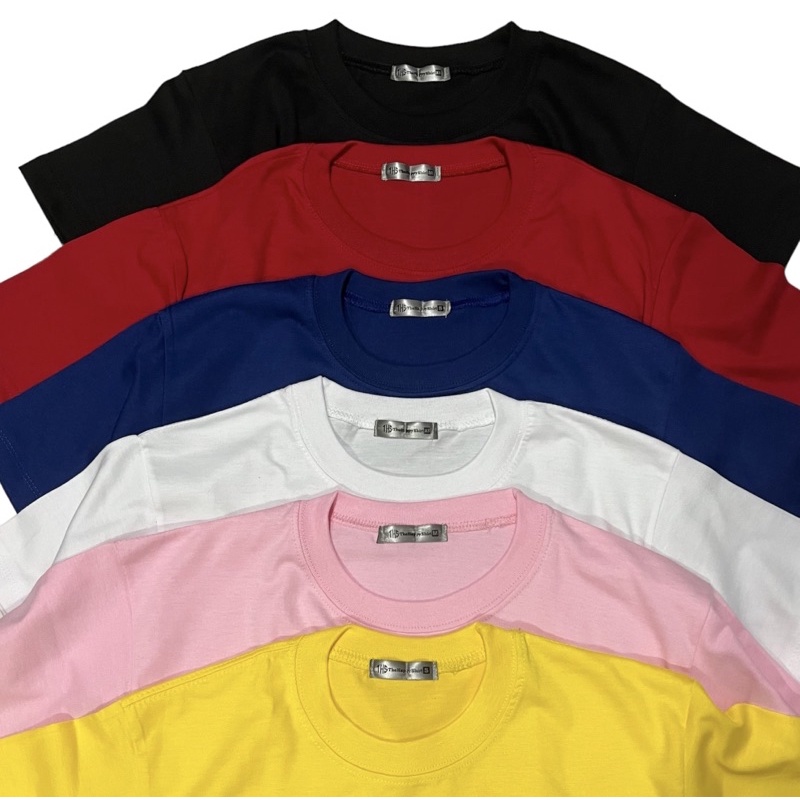 NEW!!! BASIC PLAIN TEES by The Happy Shirt | Shopee Philippines