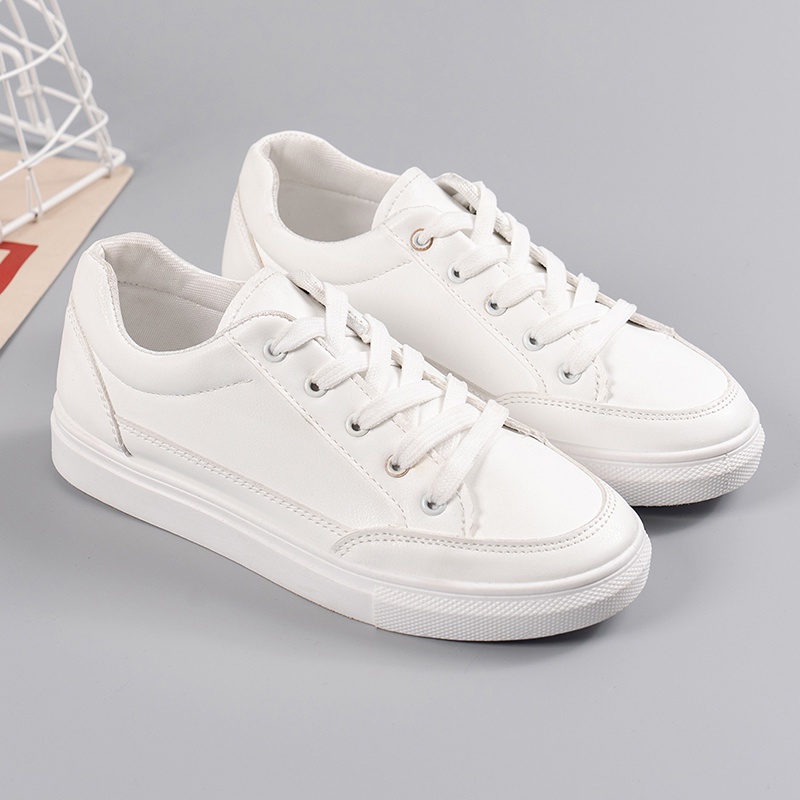 「KAEVE」 korean new simple white shoes for women casual sneakers for ...