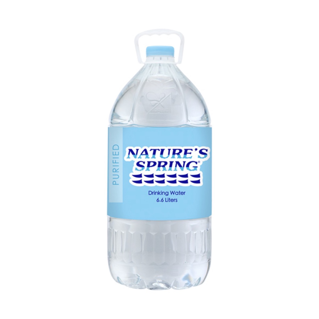 Nature's Spring Purified Water 6.6L | Shopee Philippines