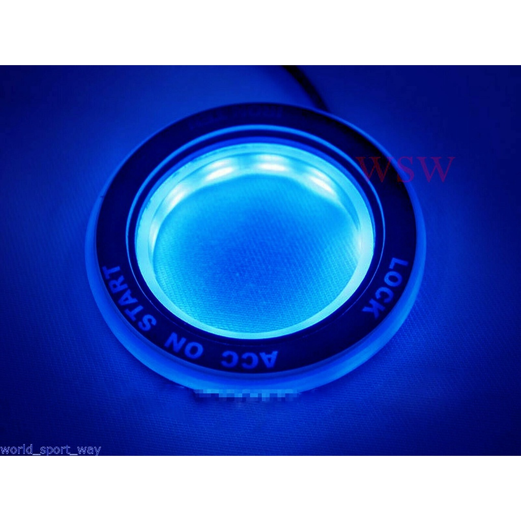 (Blue 1 Piece) LED Car Key Light FORD RANGER 2012-2021 Mazda BT50 Hole ...