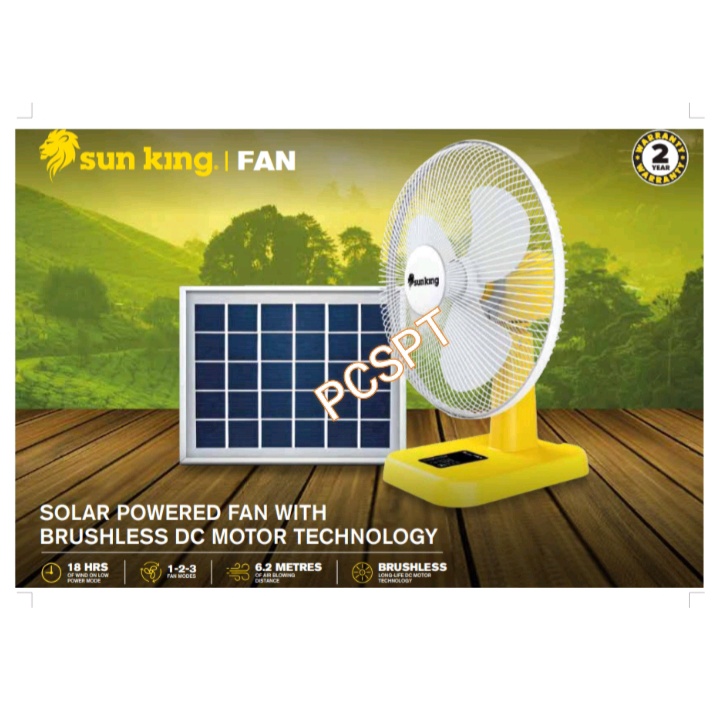 Solar Sun King Fan 16" | Shopee Philippines