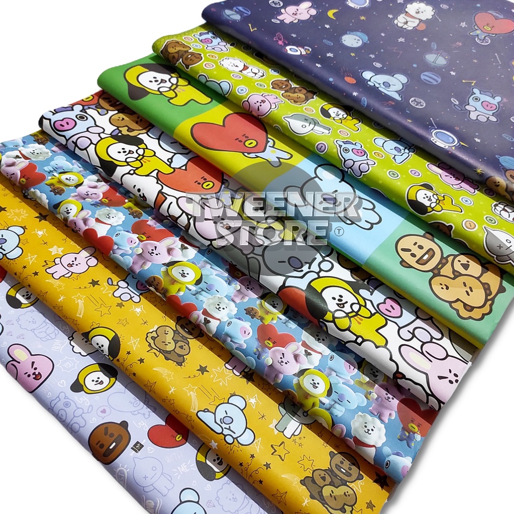 Bts BT21 BT21 KPOP ARMY Gift Paper | Size 48x64cm | Paper Thickness ...