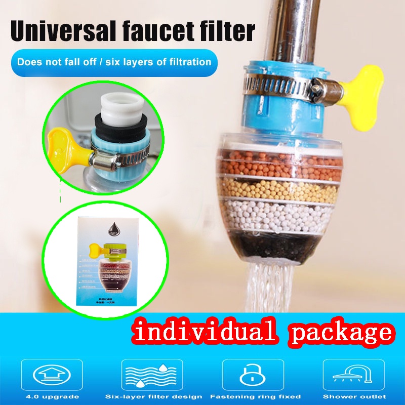 360 Faucet Rotating Drainer Faucet Filter Shower Kitchen Splash Proof ...