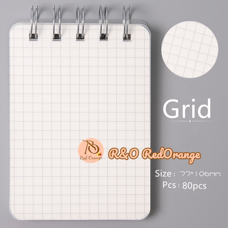 R&O B5/A5/A7 Simple style inspired Line Loose Leaf Binder Spring Notebook | Shopee Philippines