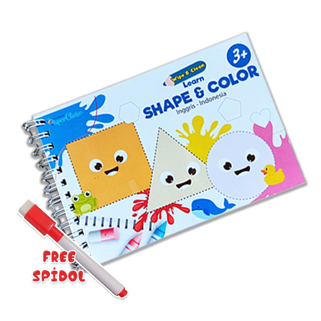 Children's books to learn to recognize colors and shapes, mini books ...