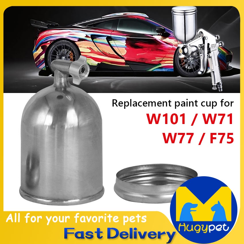 400CC Spray Paint Pot Air Gravity Feed Sprayer Cup Pneumatic Tool Accessories For F75 W101 W71 ...