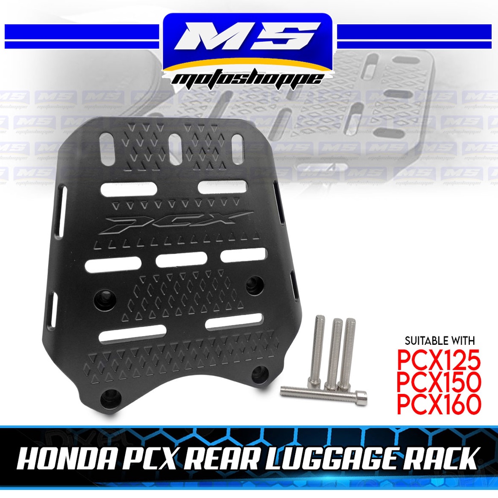 HONDA PCX REAR LUGGAGE RACK - MOTOSHOPPE MOTORCYCLE | Shopee Philippines