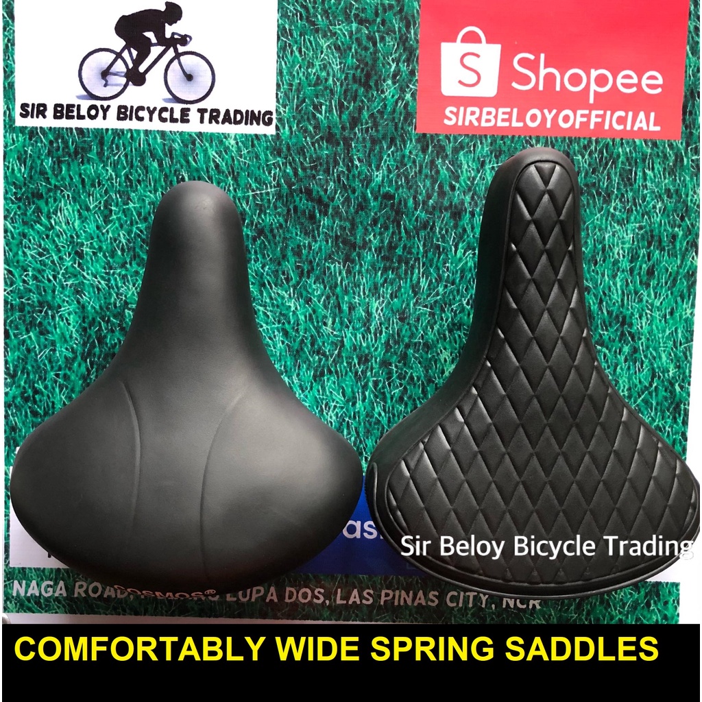 Japanese Bicycle Saddle Spring Saddle Big Bicycle Saddle BMX Retro ...