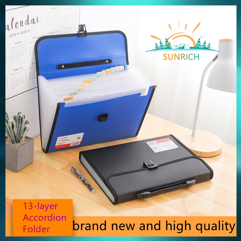 Sunrich File Wallet Receipt Folder A4 Accordion Folder 13-layer ... Sunrich File Wallet Receipt Folder A4 Accordion Folder 13-layer ...