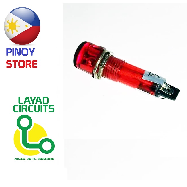 12V pilot lamp indicator signal 12Vdc or 12Vac mini power lamp 10mm ...