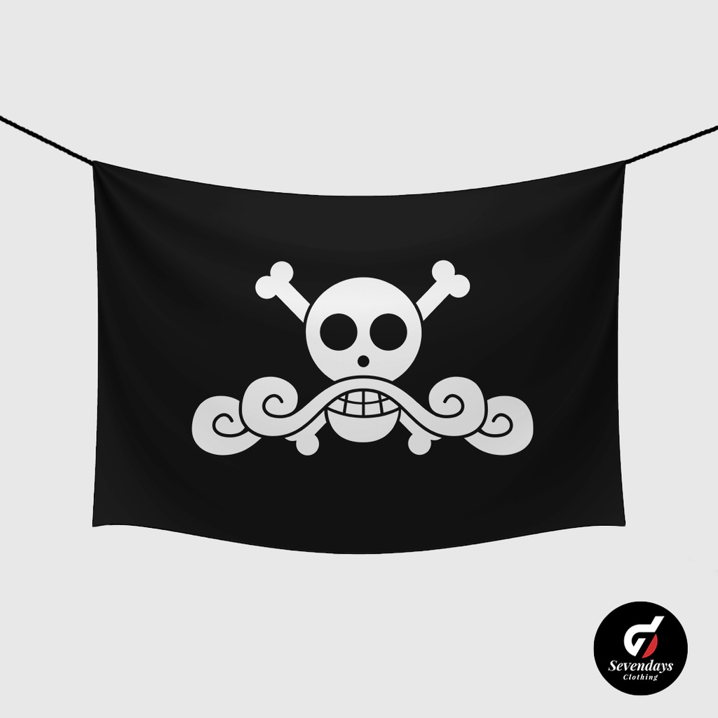 One Piece Fabric Wall Decor Aesthetic Cosplay Flag Anime Flag Pirate ...